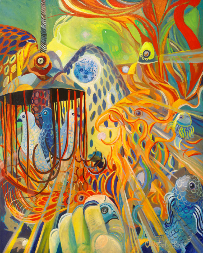 The Phoenix - Oil on canvas, in Recent Artwork